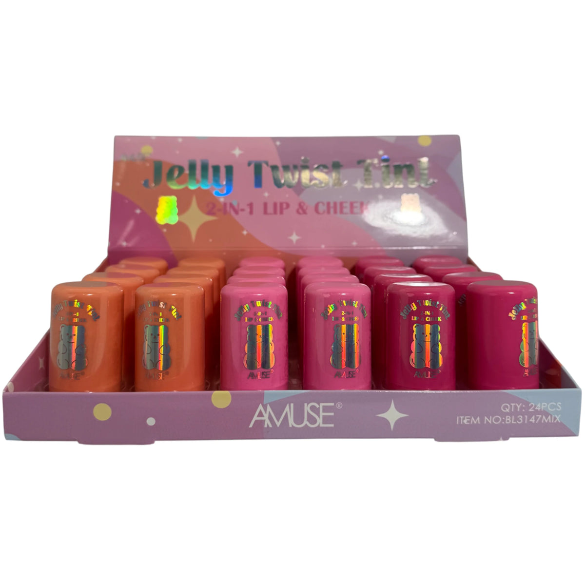 Tinte de Labios y Mejillas Jelly Twist Amuse | Wholesale Makeup – wholesalemakeup.com