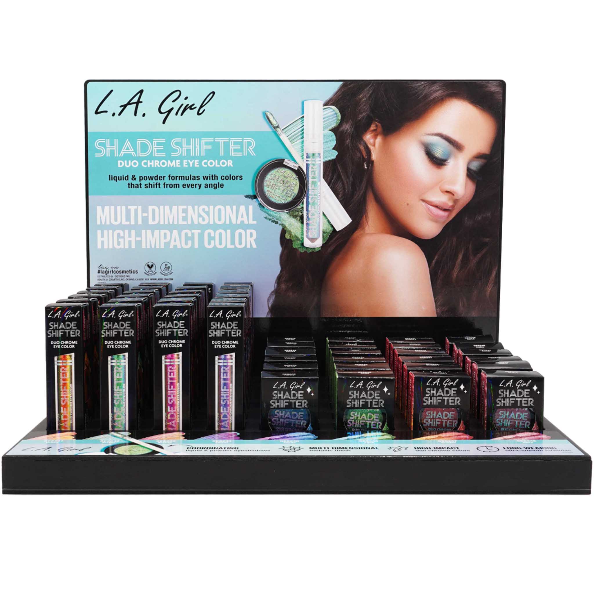 Shade Shifter Duo Chrome Eye Color L.A. Girl | Wholesale Makeup ...