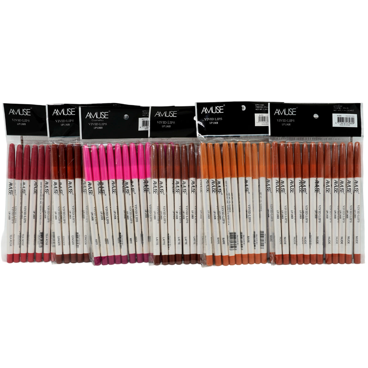 Vivid Lips - Lip Liner Assorted - Amuse | Wholesale Makeup ...
