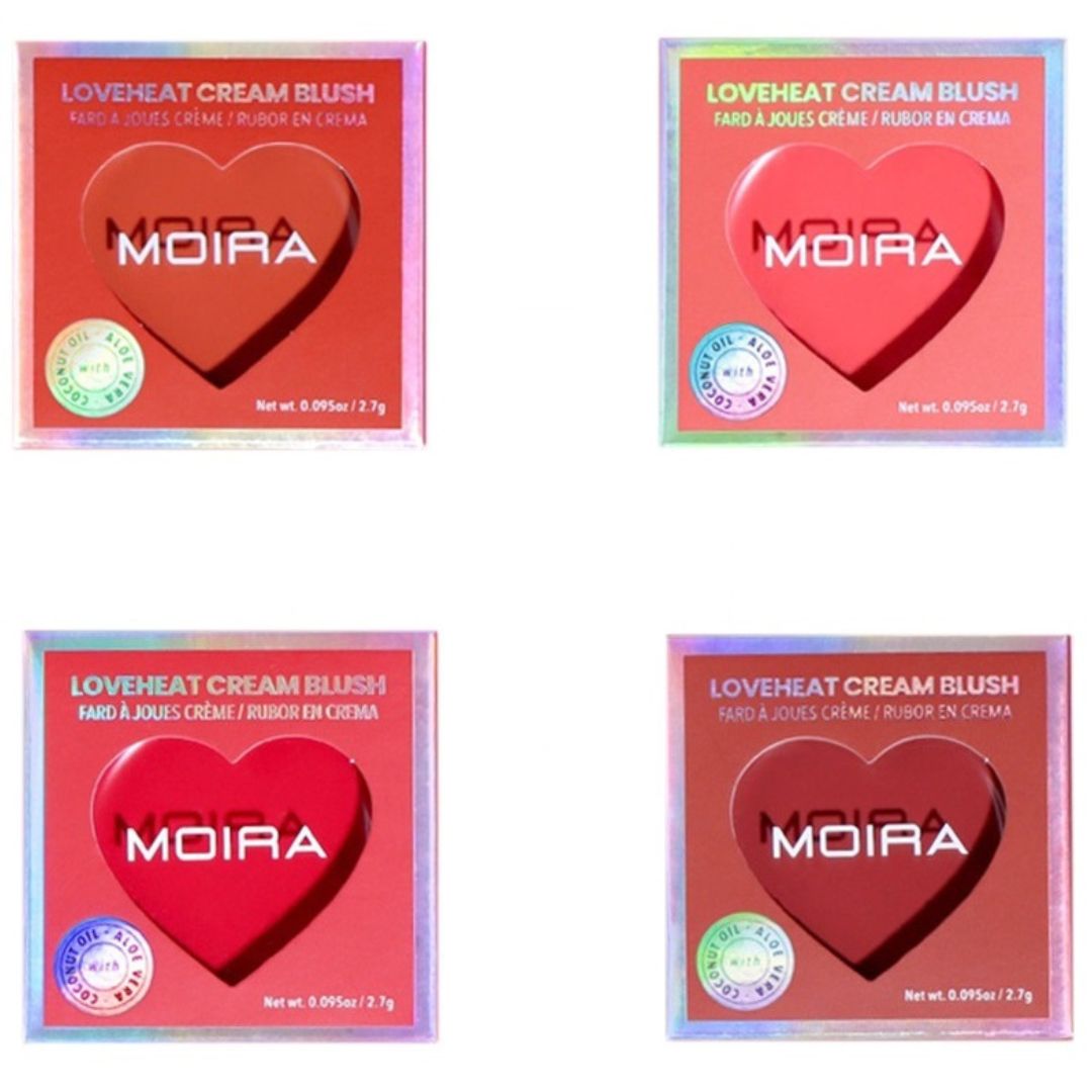 Loveheat Cream Blush Assorted - Moira Beauty | Wholesale Makeup ...