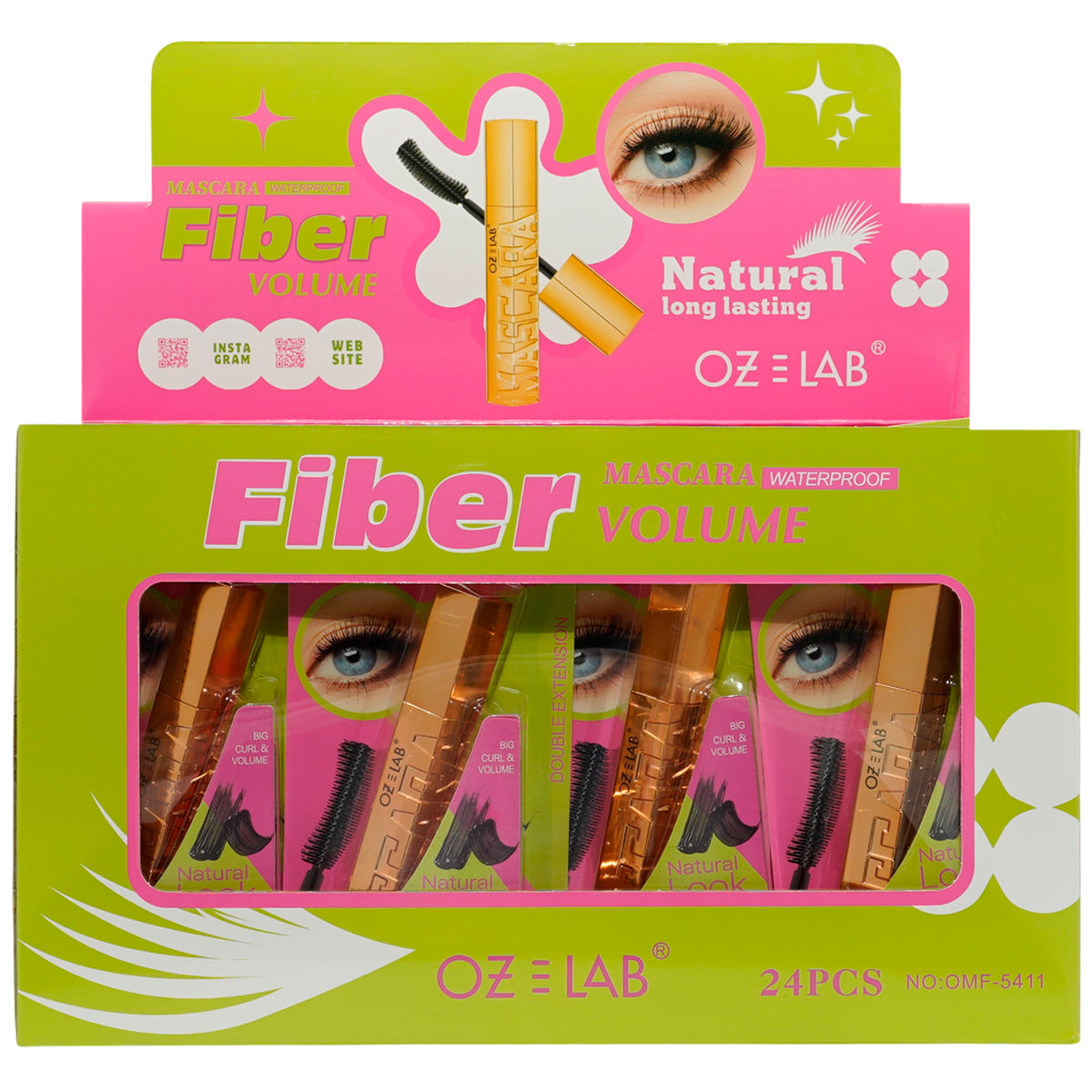 Double Extension Fiber Mascara Oz Lab | Wholesale Makeup ...