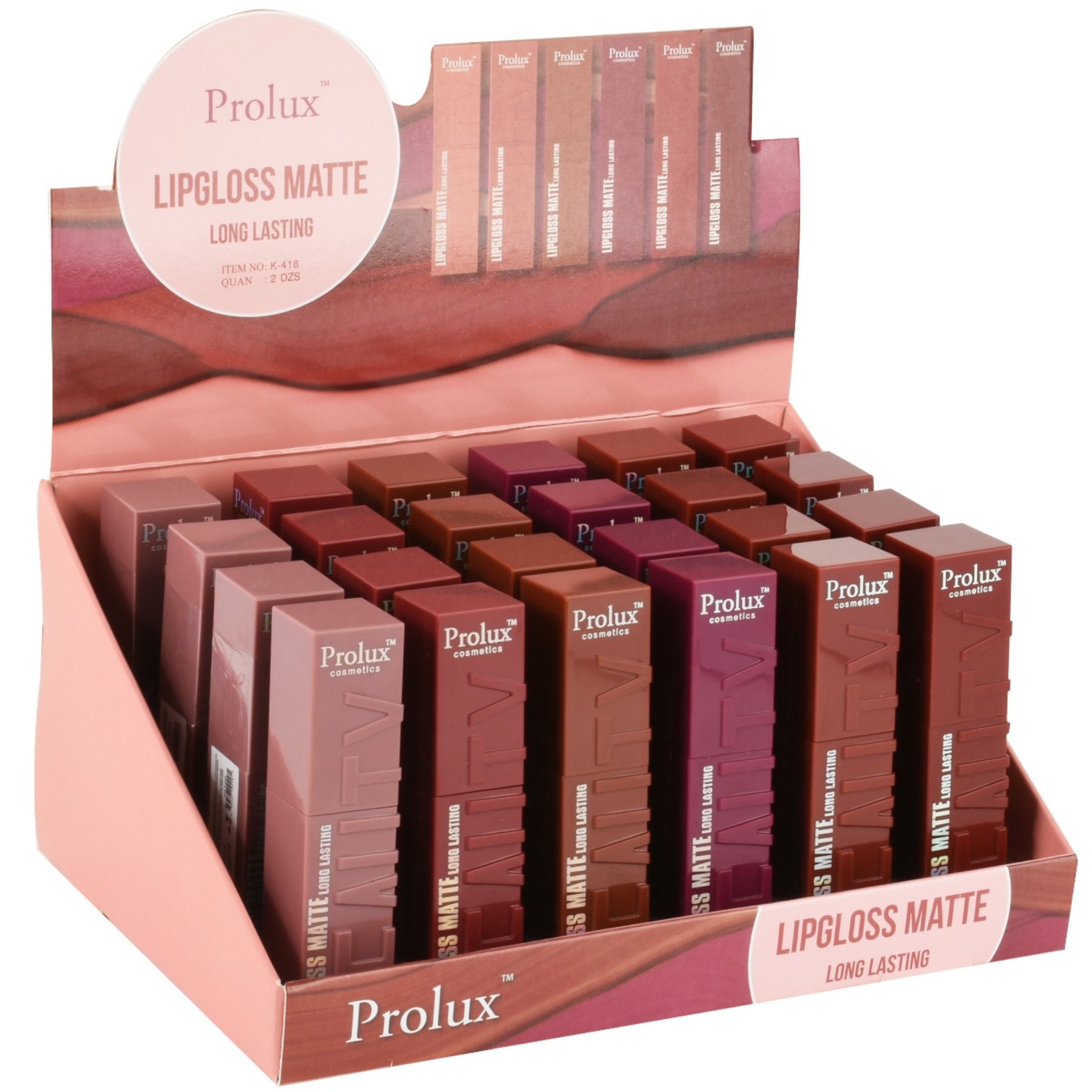 Lipgloss Matte Long Lasting - Prolux | Wholesale Makeup ...