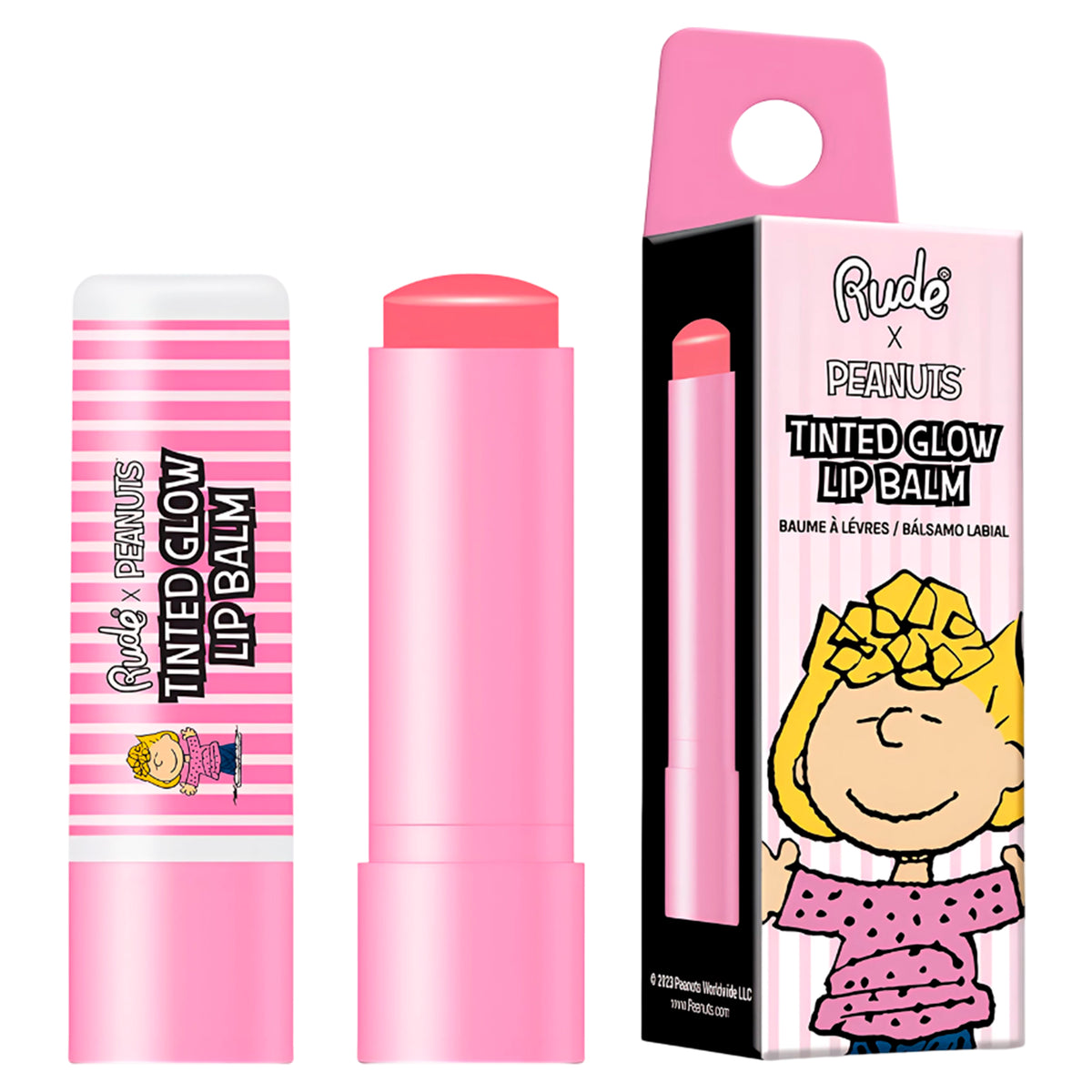 Peanuts Tinted Glow Lip Balm - Rude Cosmetics | Wholesale Makeup ...