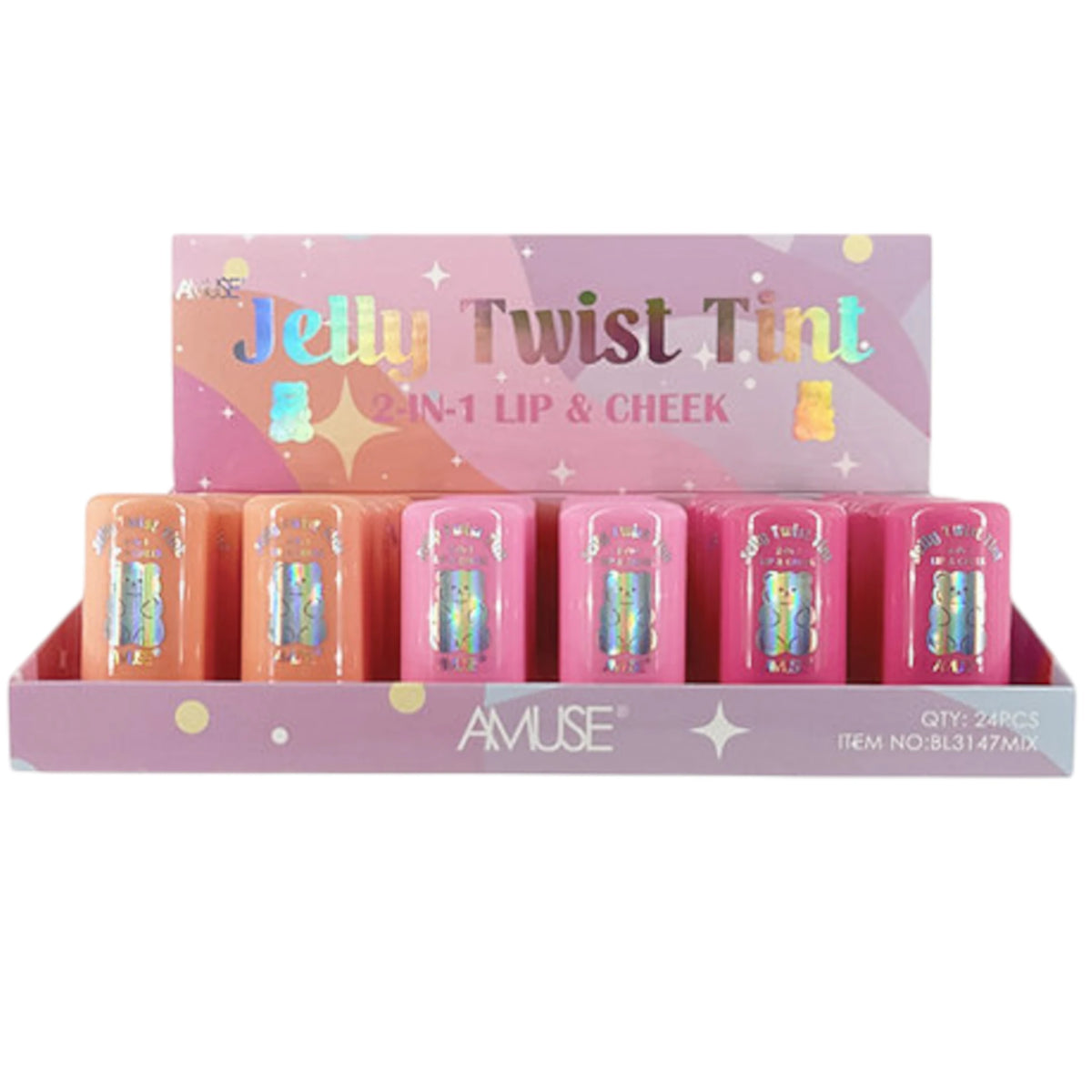 Tinte de Labios y Mejillas Jelly Twist Amuse | Wholesale Makeup – wholesalemakeup.com