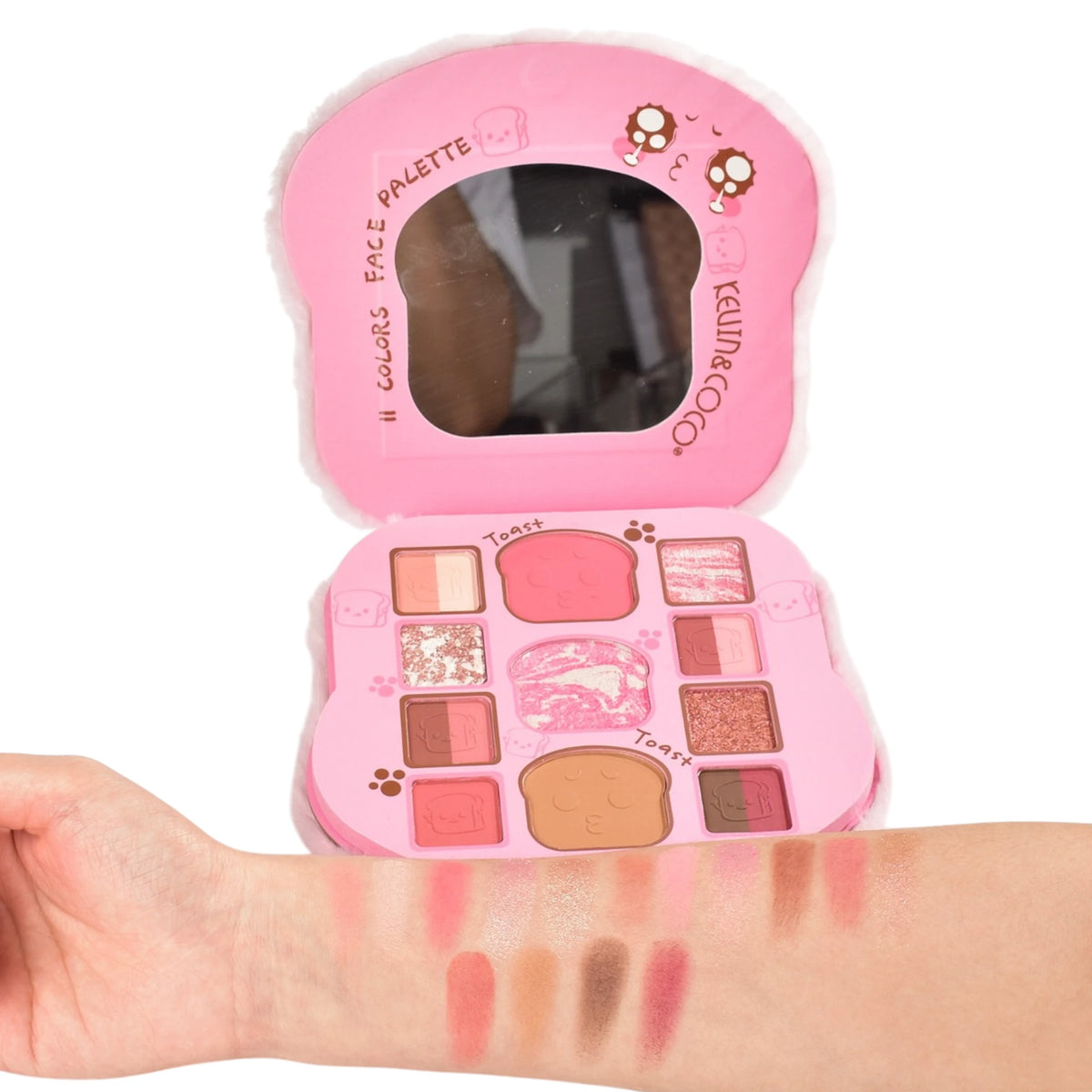 11 Colors Face Palette Toast Kevin & Coco | Wholesale Makeup ...