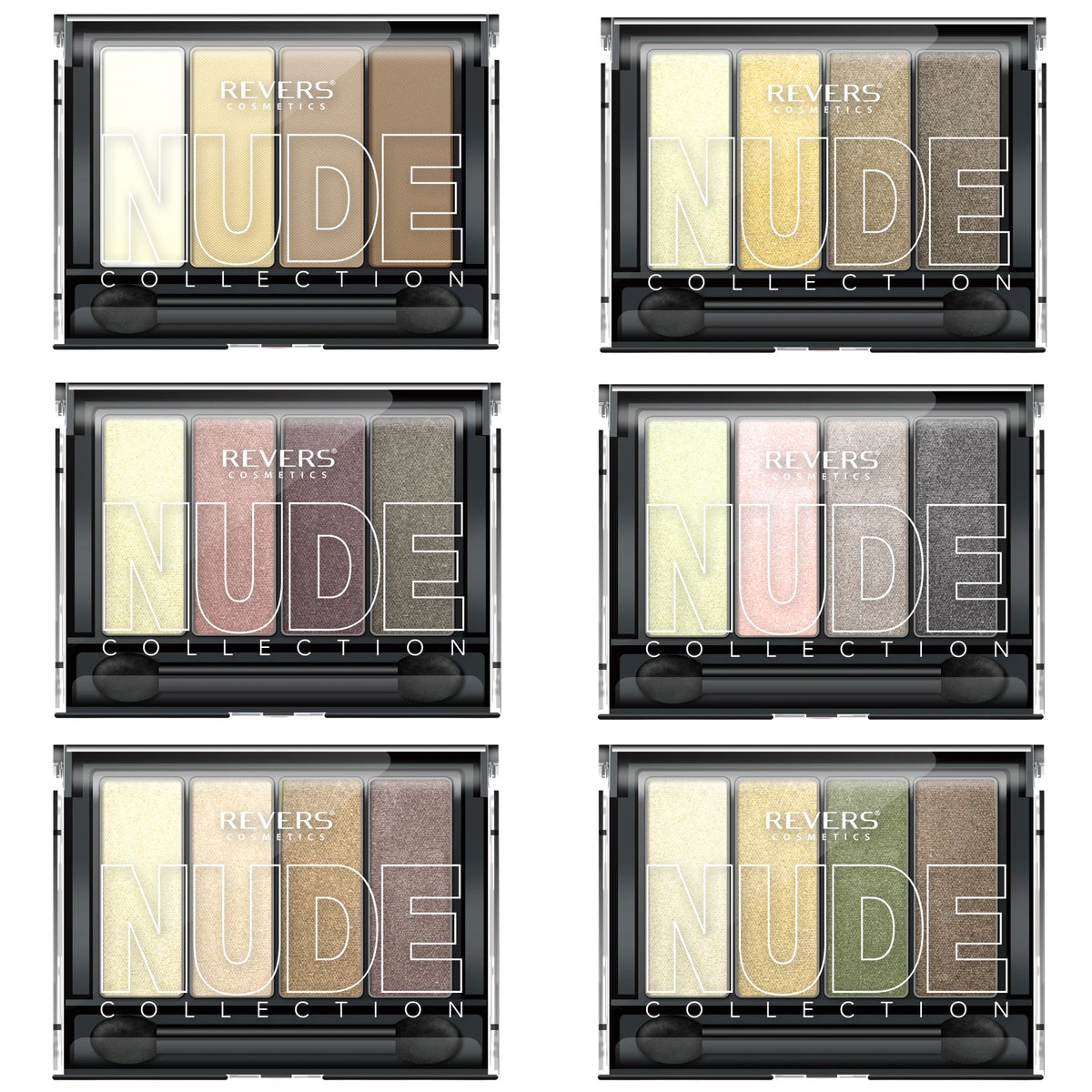 Gallant Nude Eyeshadow Set II - Revers Cosmetics | Wholesale Makeup ...